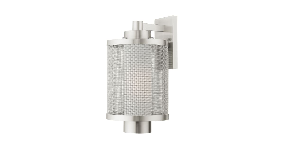 Livex Lighting 20683-91 Nottingham Single Light 17" Tall Outdoor Wall ...