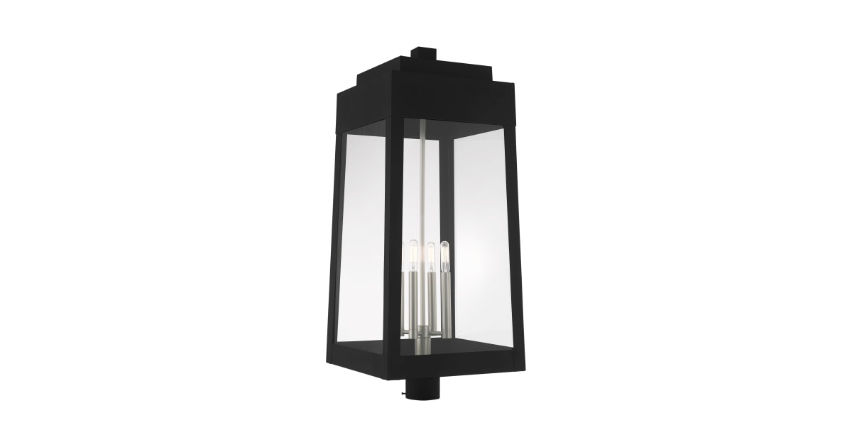 Livex Lighting 20862-04 Oslo 4 Light 31" Tall Outdoor Single Head Post ...