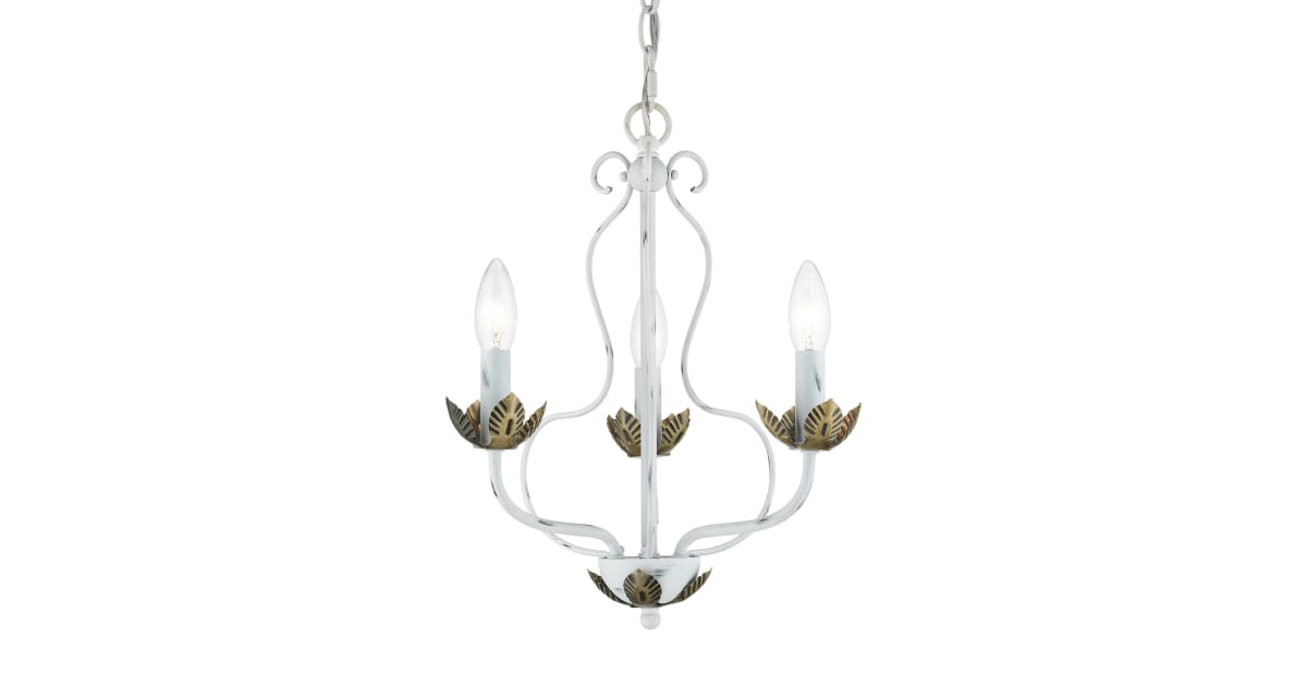 Livex Lighting 42903-60 Katarina 3 Light 13" Wide Taper Candle Pendant ...