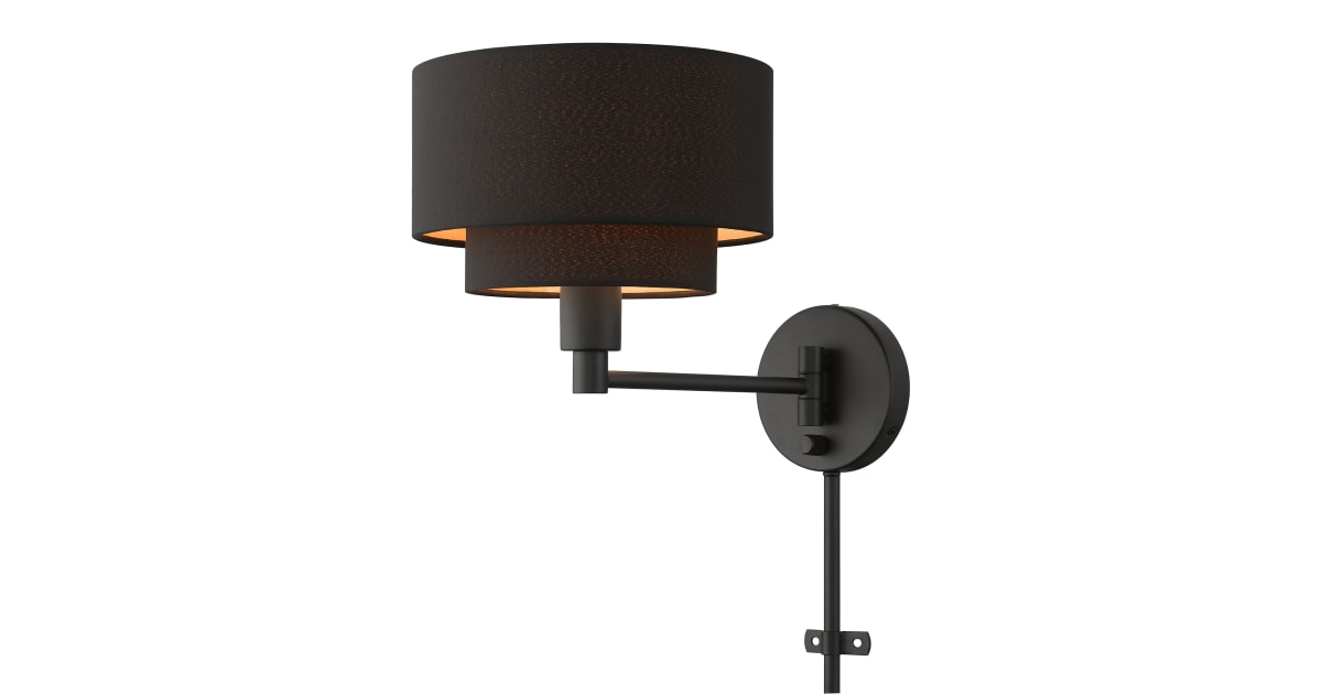 Livex Lighting 45080-04 Sentosa 11" Tall Hardwired or Plug-In Wall ...