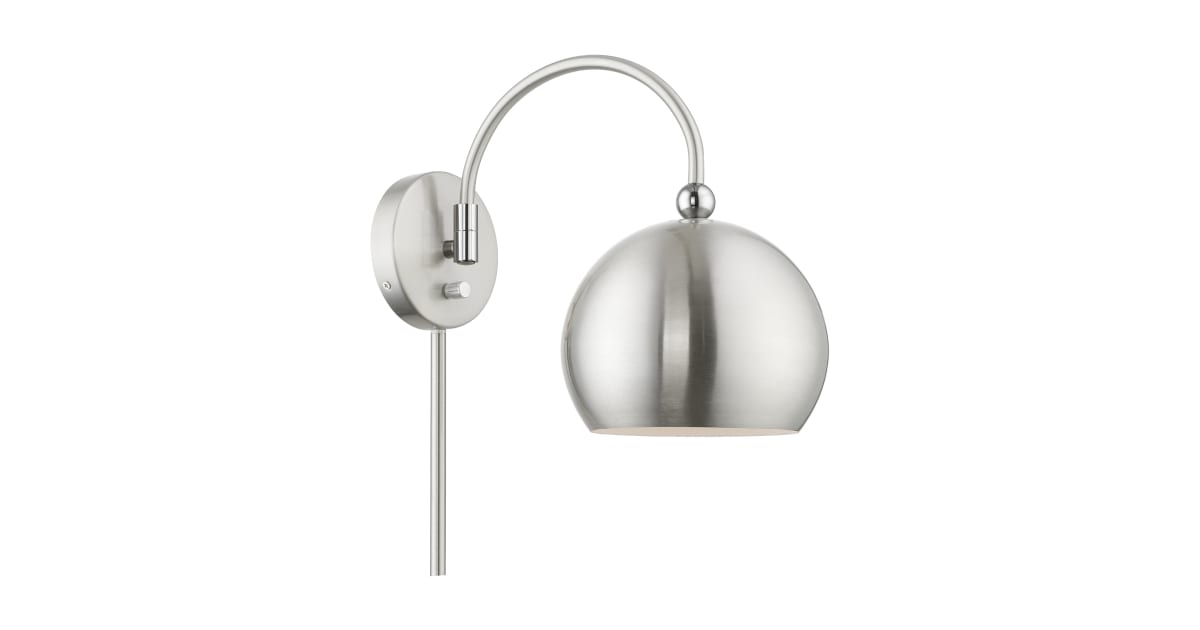 Livex Lighting 45489-91 Stockton 12" Tall Commercial Wall Sconce ...