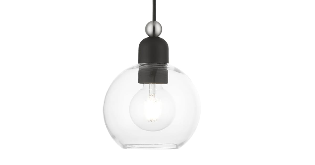 Livex Lighting 48971-04 Downtown 7" Wide Mini Pendant | Ferguson Home