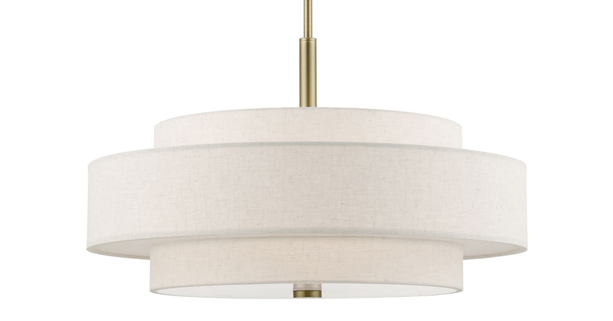 Livex Lighting 52138-01 Meridian 5 Light 24" Wide Pendant | Ferguson Home