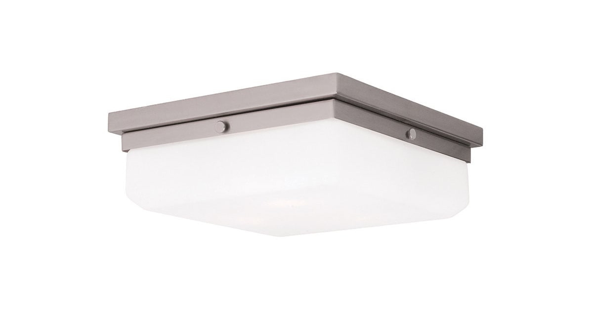 Livex Lighting 65533-91 Allure 1 Light LED Flush Mount Ceiling Fixture ...