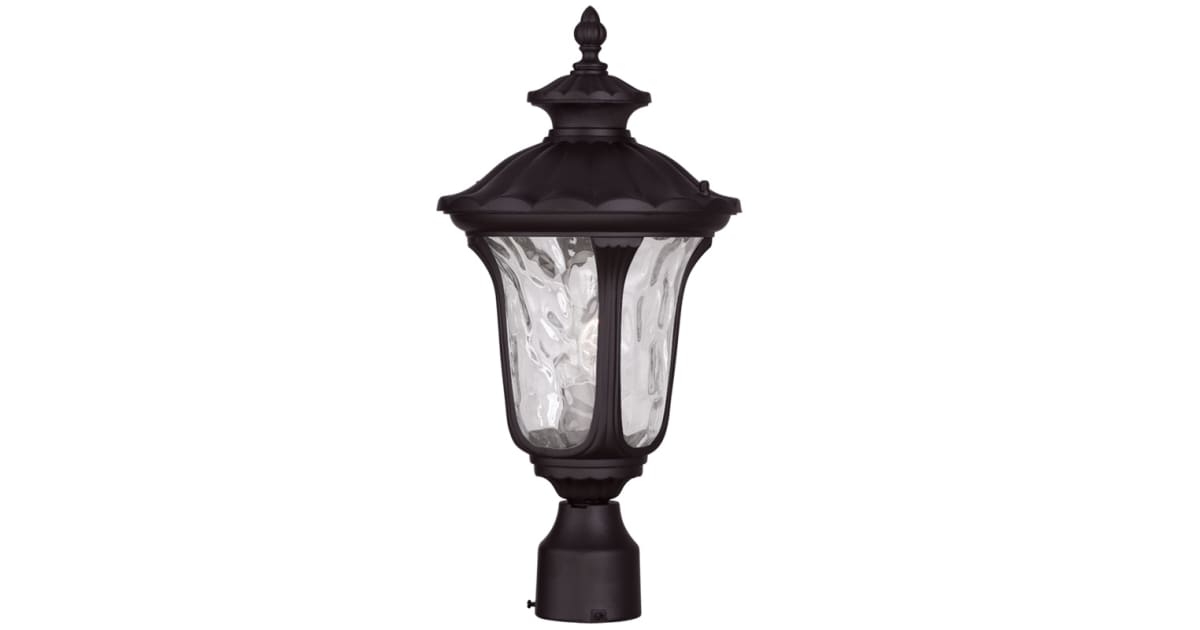 Livex Lighting 7855-07 Oxford 19" Tall Outdoor Single Head Post Light ...