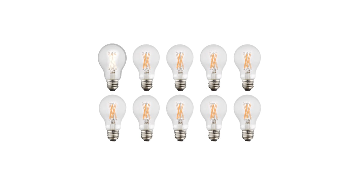 Livex Lighting 960806X60 Pack of (60) 7.7 Watt Vintage Edison Dimmable ...