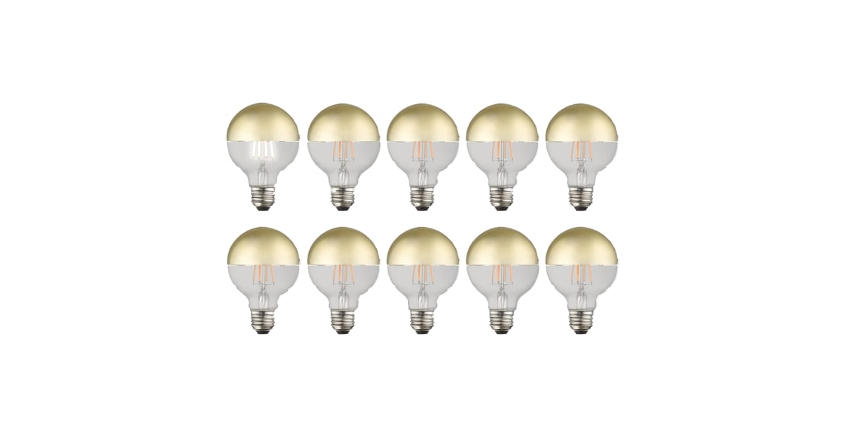 Livex Lighting 960842X60 Pack of (60) 7.7 Watt Vintage Edison Dimmable ...