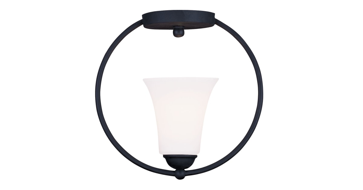 Livex Lighting 6470-04 Ridgedale Semi-Flush Ceiling Fixture with 1 ...