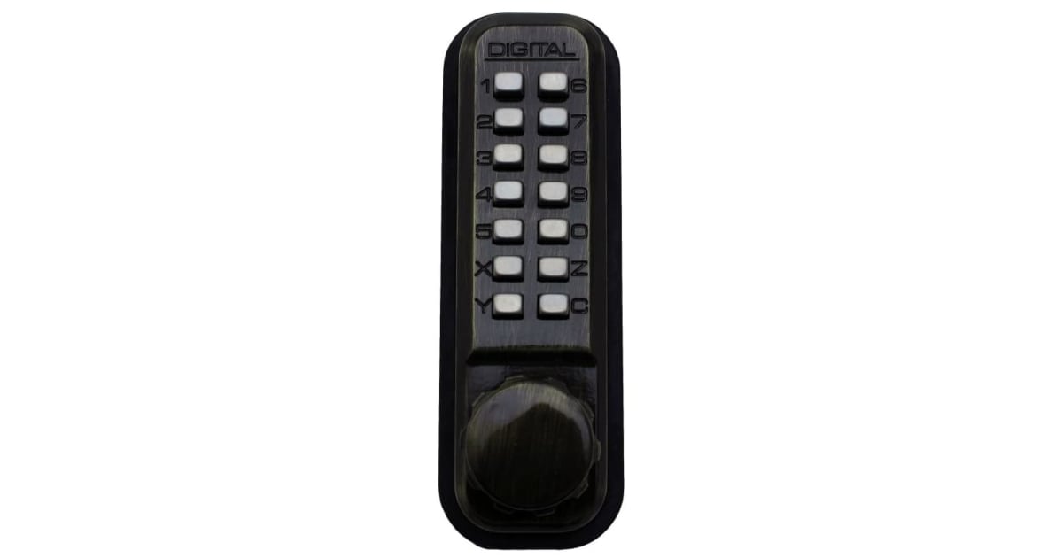 Lockey 2200AB 2000 Series Surface Mount Keyless Entry Single ...