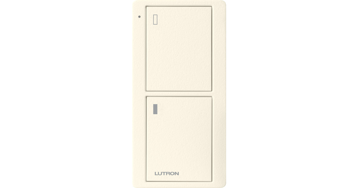 Lutron PJ2-2B-TBI-L02 2-Button Pico Smart Remote, with Appliance Icons ...