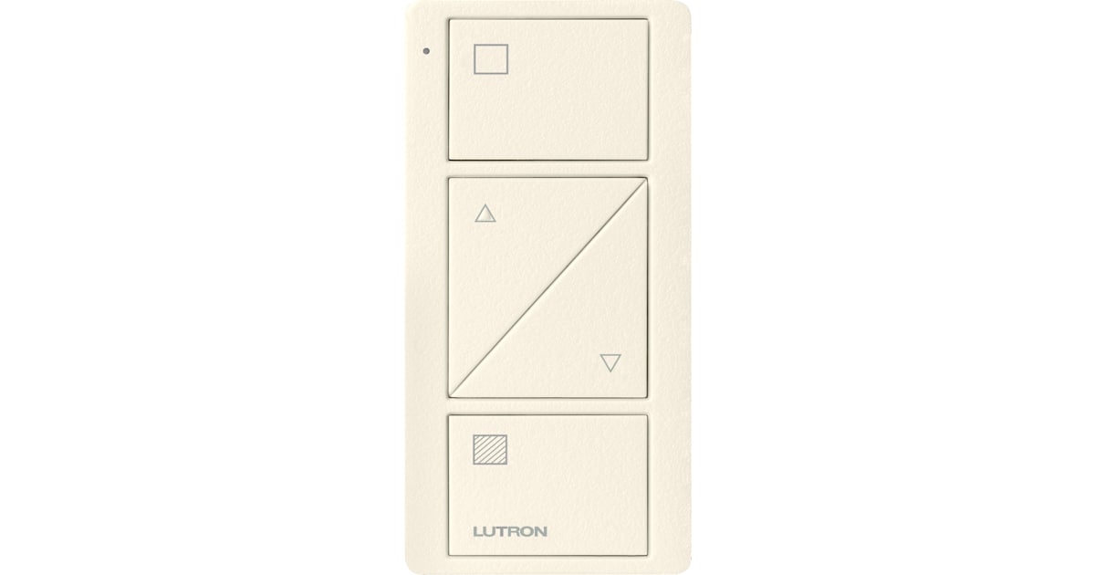 Lutron PJ2-2BRL-TBI-S01 2-Button with Raise/Lower, Pico Smart Remote ...