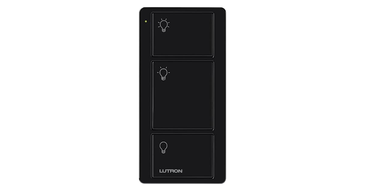 Lutron PJ2-3B-GBL-L01 3-Button Original Pico Smart Remote, with Light ...