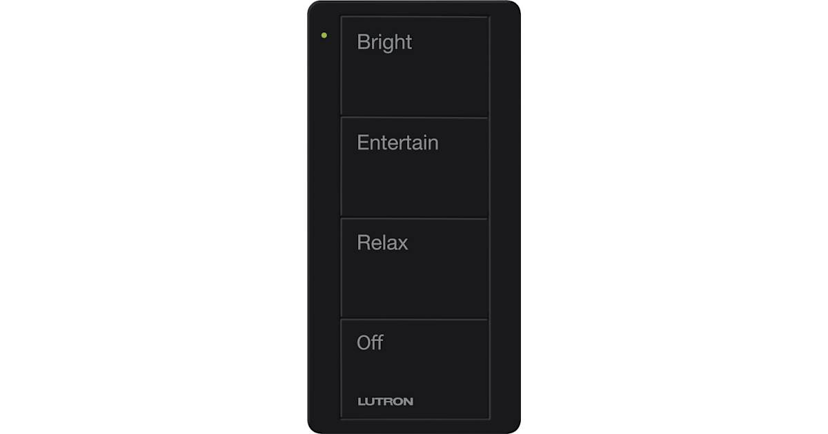 Lutron PJ2-4B-GBL-P03 4-Button, Scene Keypad, Pico Smart Remote, with ...