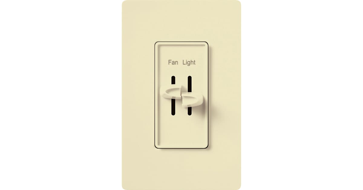 Lutron S2-LFSQ-AL Skylark 120 Volt 300 Watt 1.5 Ampere Single Pole Dual ...