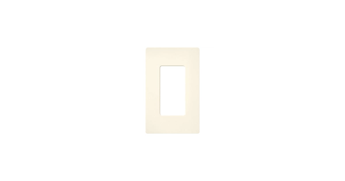 Lutron SC-1-BI Claro 1 Gang Wall Plate for Decorator-Style Dimmers ...