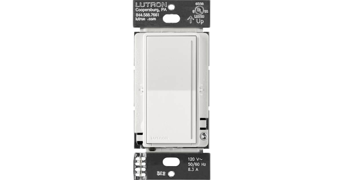 Lutron ST-RD-RW Sunnata Companion Dimmer Switch, Multi-Location Dimming ...