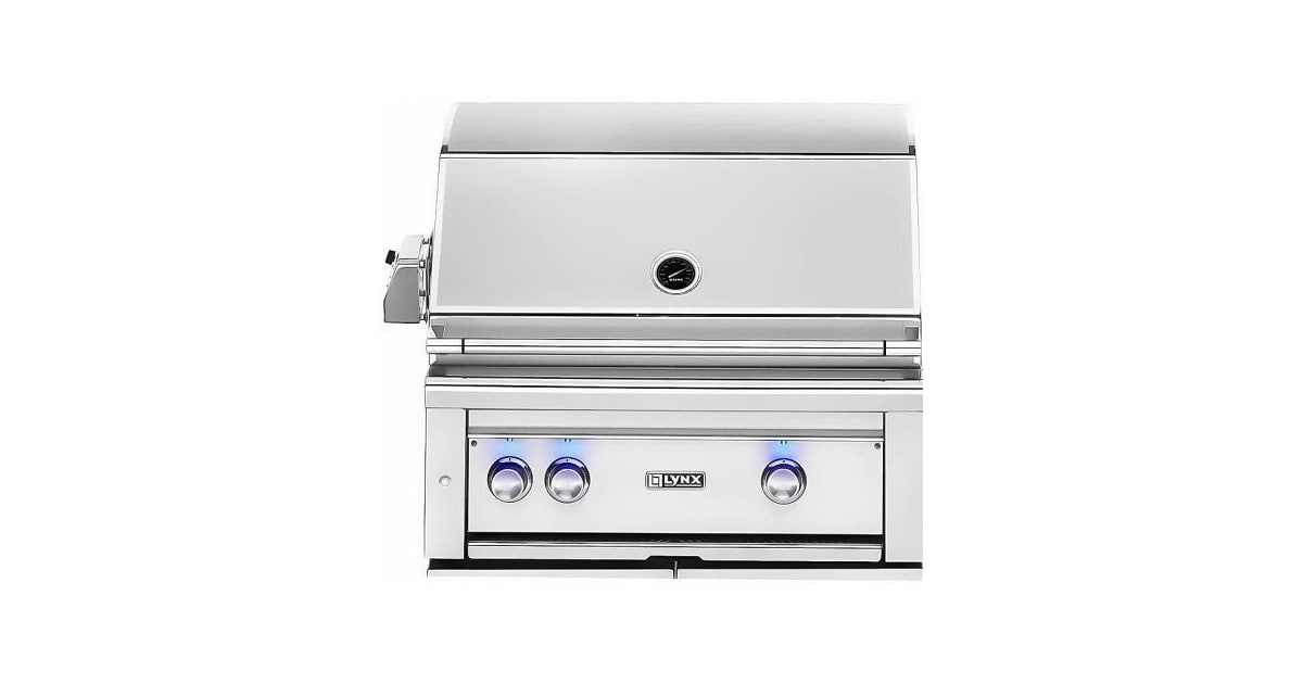 Lynx Grills L30R-1 NG 30" Wide Natural Gas Stainless Steel Built-In ...