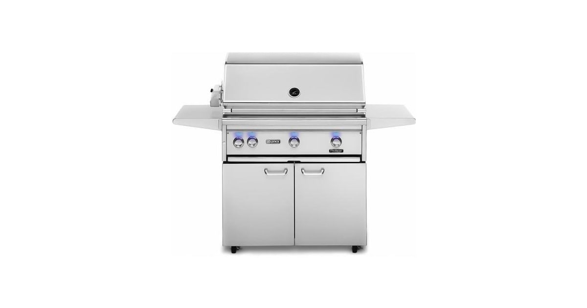 Lynx Grills L36ASFR NG 36" Natural Gas Stainless Steel Freestanding ...