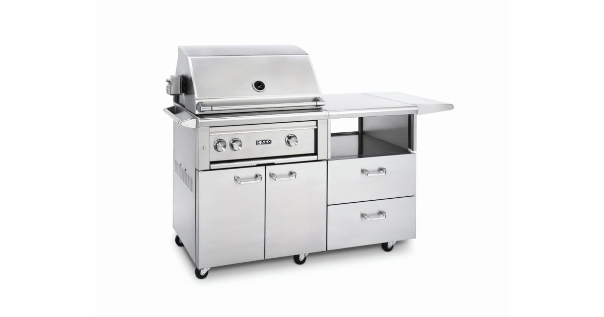 Lynx Grills L30TR-M-NG Professional 48000 BTU 61 Inch Wide Natural Gas ...