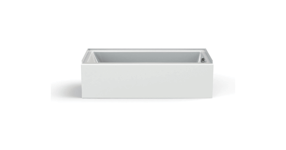 Maax 106348-R-000-001 Rubix Access 60" Alcove Acrylic Soaking Tub with ...