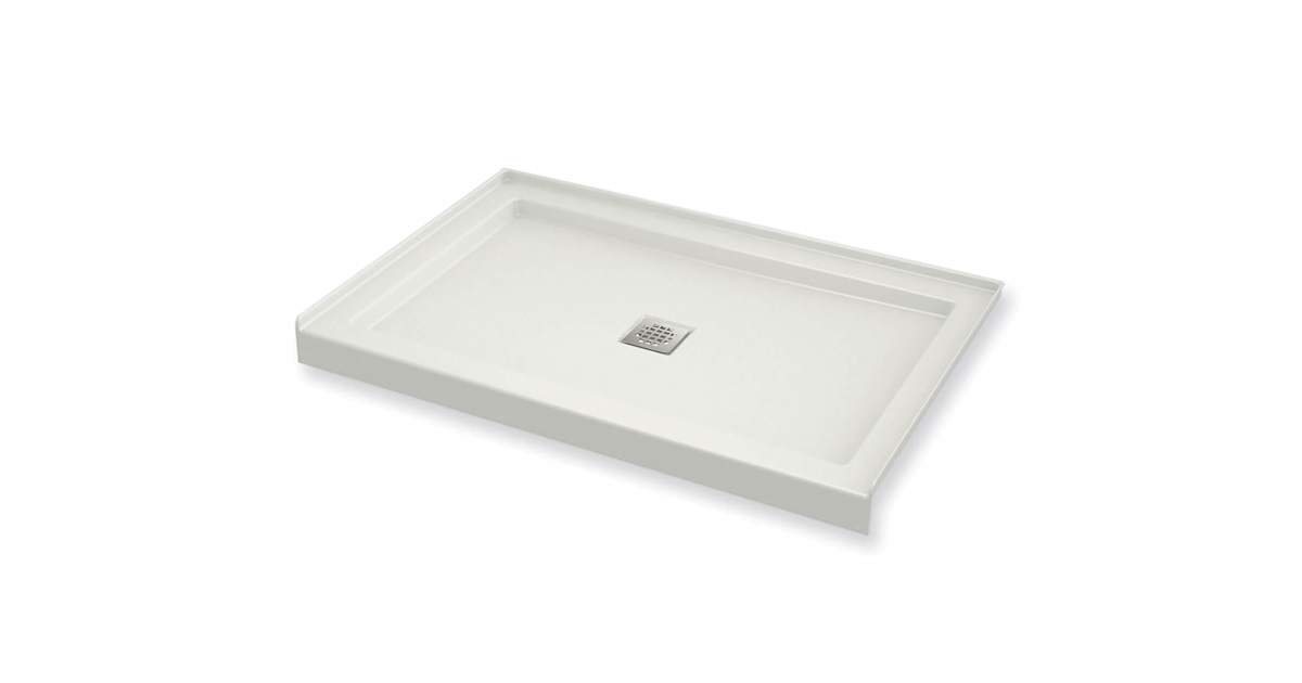 Maax 420001-501-001 B3Square 47-7/8" x 31-7/8" Rectangular Shower Base ...