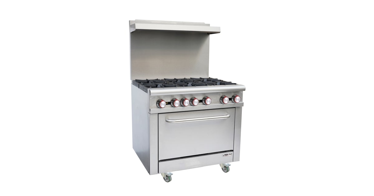 Magic Chef M36GR 36 Inch Wide Liquid Propane / Natural Gas Restaurant ...