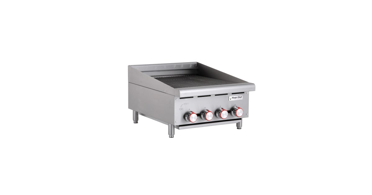 Magic Chef MCCCB24A 24 Inch Wide Natural Gas Countertop Radiant ...