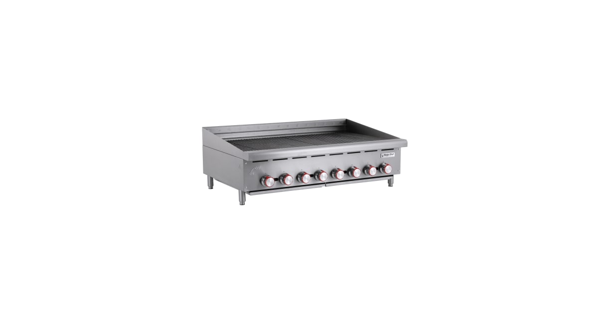 Magic Chef MCCCB48A 48 Inch Wide Natural Gas Countertop Radiant ...