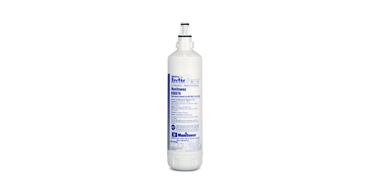 Manitowoc K-00374 Arctic Pure Replacement Cartridge Water Filter for SM ...