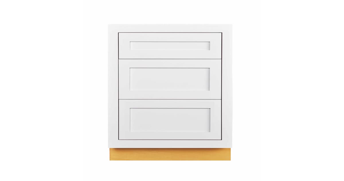 Maplevilles Cabinetry D1-DB27 Inset 27" Wide x 35" Tall Base Cabinet ...