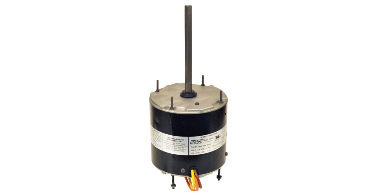Mars 10458 Multi-Horsepower Condenser Fan Motor - 1/8-1/3 HP - 208/230 ...