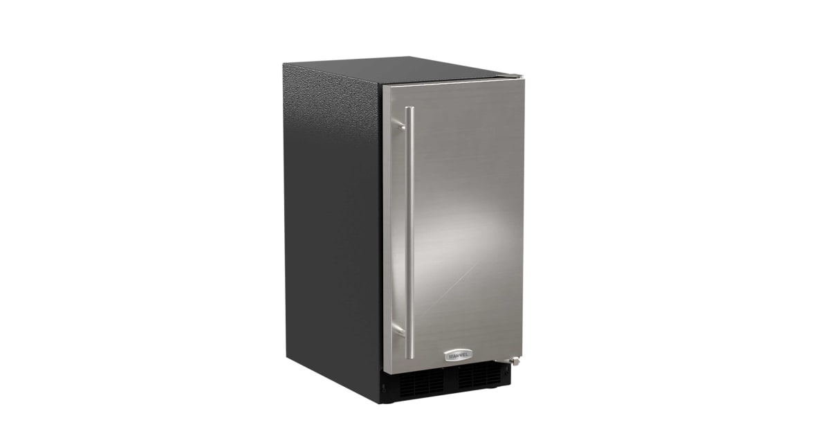 Marvel MA15CPS2RS 15 Inch Wide 35 Lbs. Built-In Ice Maker with 39 Lbs ...