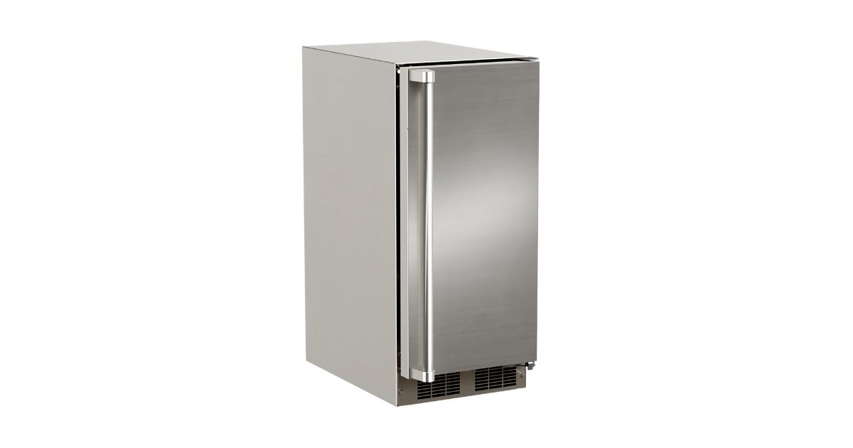 Marvel MOCL215SS01A Outdoor 15 Inch Wide 35 Lbs. Built-In Ice Maker ...