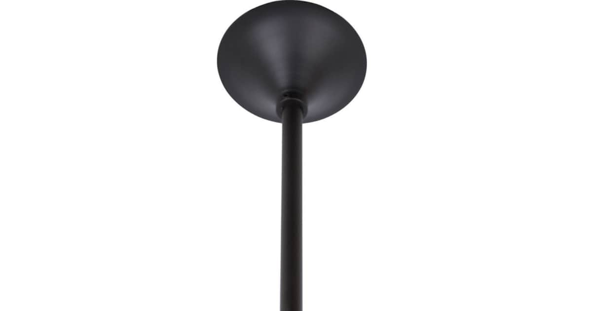 Matthews Fan Company 48DR-BK Matthews-Gerber 48" Ceiling Fan Downrod ...