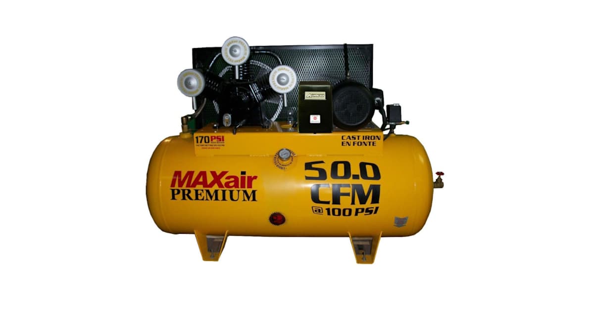 MAXair Premium C103120H1-MS208-MAP 10 HP 120 Gal 170 Max PSI Single ...