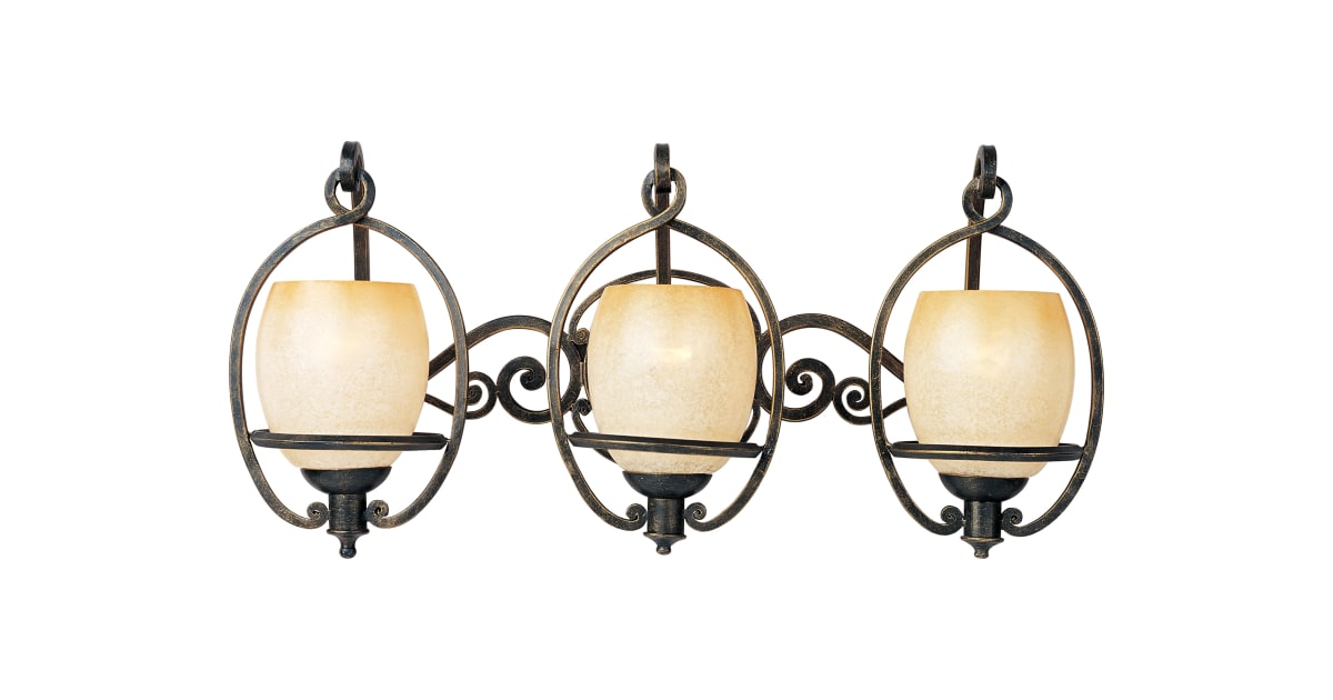 Maxim 11746WSMA 3 Light 23.5" Wide Bathroom Fixture from the Portello ...