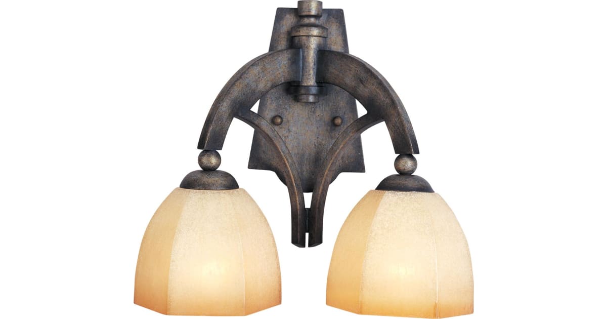 Maxim 12312KLFN 2 Light 14.5" Wide Bathroom Fixture from the Moda ...
