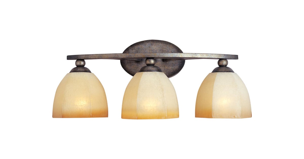 Maxim 12314KLFN 3 Light 22" Wide Bathroom Fixture from the Moda ...