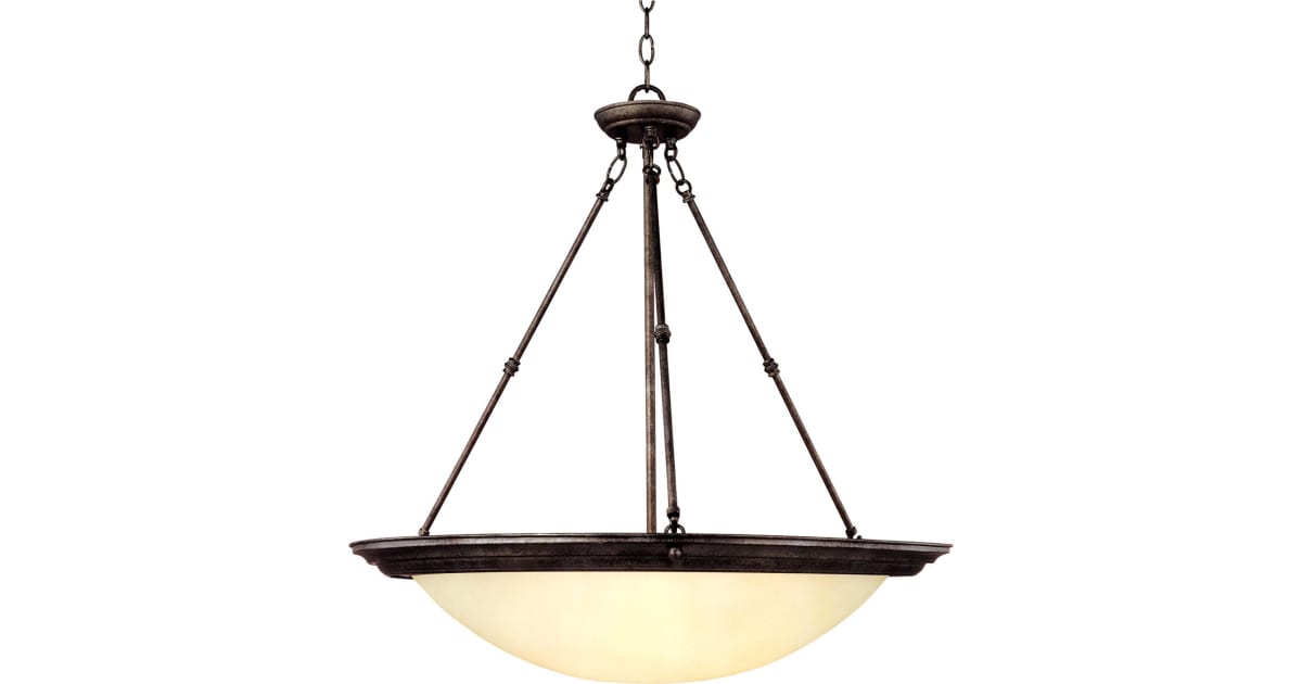 Maxim 15846WSOI Three Light Bowl Pendant from the Builder Pendants ...