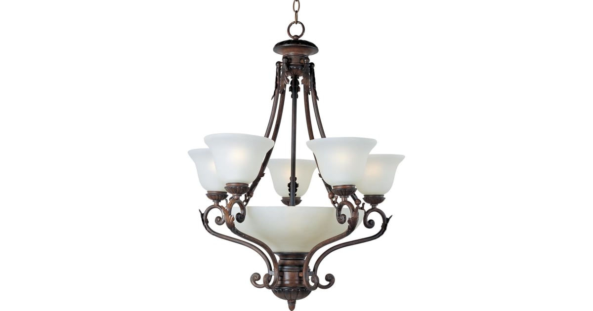 Maxim 18945SVWW Sierra 8 Light Chandelier | Ferguson Home
