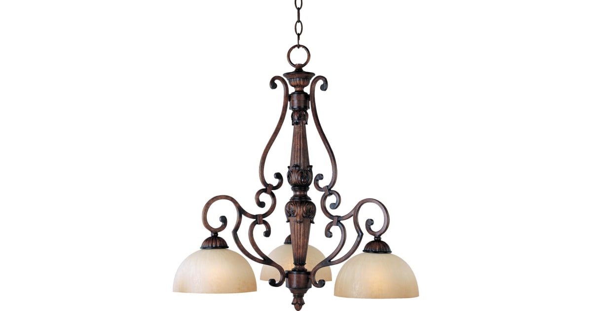 Maxim 22123ANWB Montpelier 3 Light Mini Chandelier | Ferguson Home