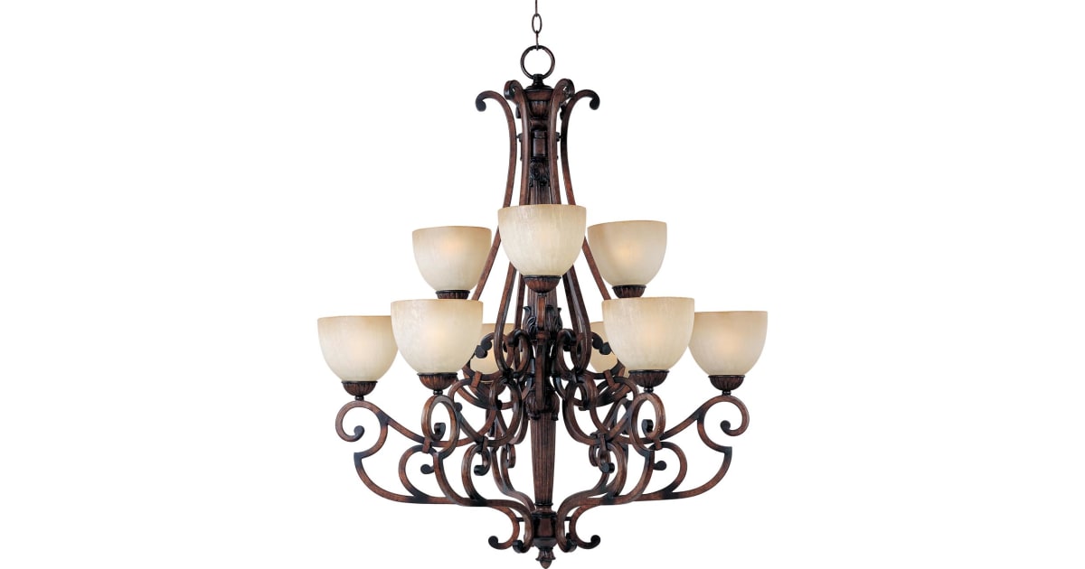 Maxim 22126ANWB Montpelier 9 Light Chandelier | Ferguson Home
