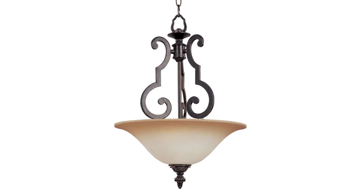Maxim 2931LTKB Two Light Bowl Pendant from the Southern Collection ...