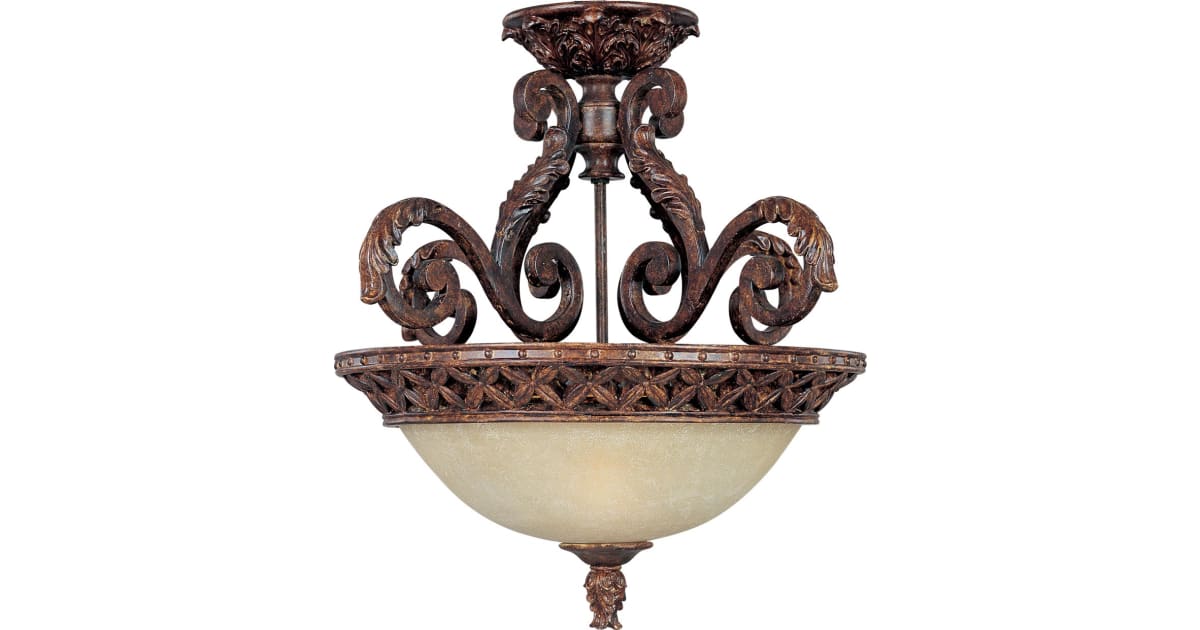 Maxim 40021LIWB Semi-Flush Ceiling Fixture from the Chateau Collection ...