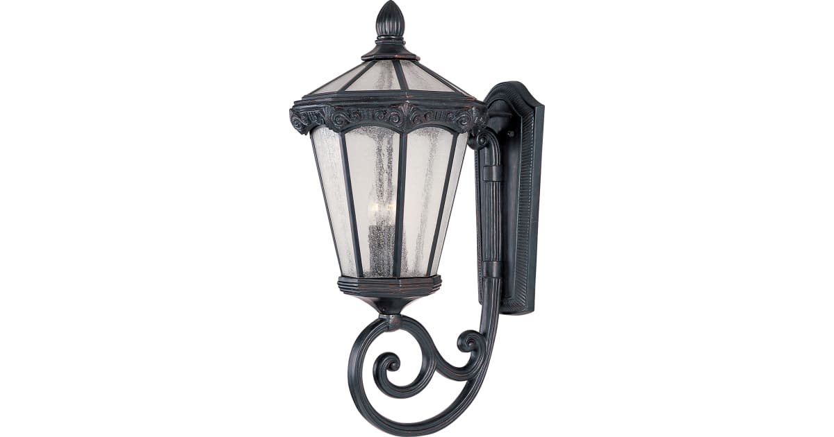 Maxim 40258CDOB Three Light Up Lighting Outdoor Wall Sconce from the ...