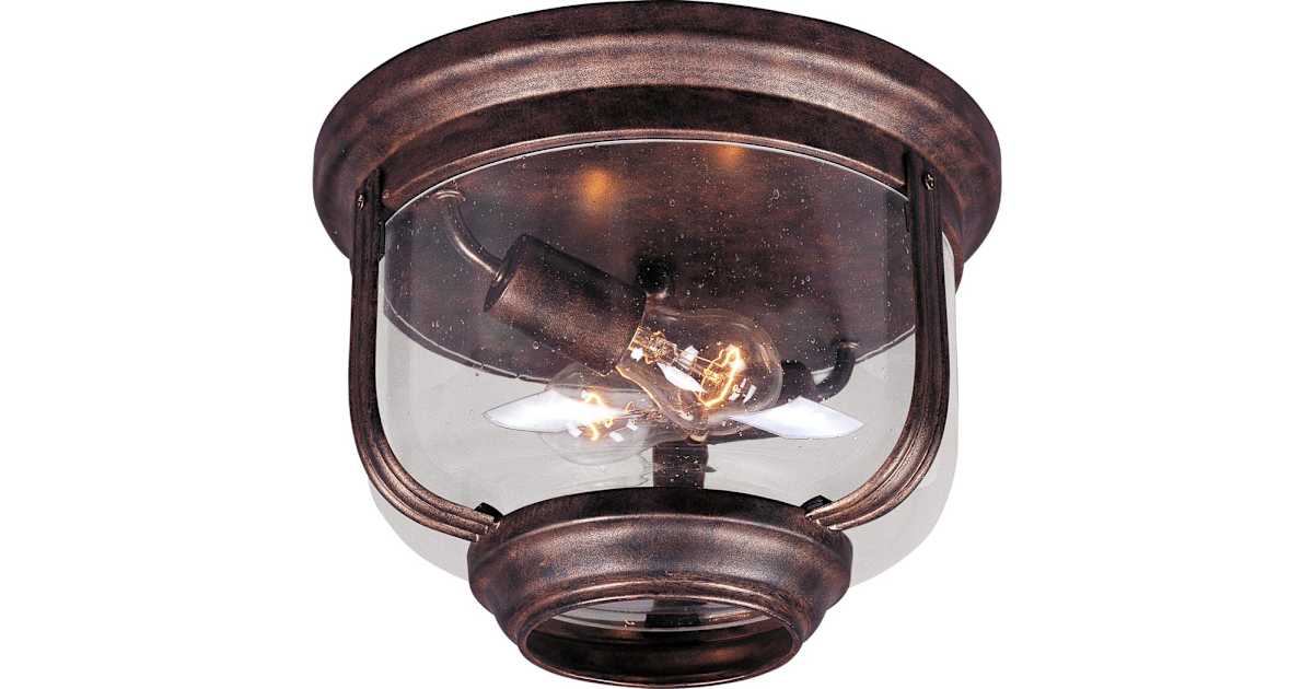 Maxim 5610CDEB 2 Light Outdoor Ceiling Fixture from the Revere ...