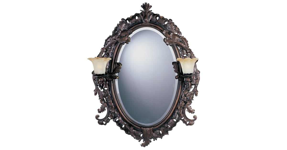 Maxim 97423AVOI Lighted Mirror from the Grand Banks Collection ...