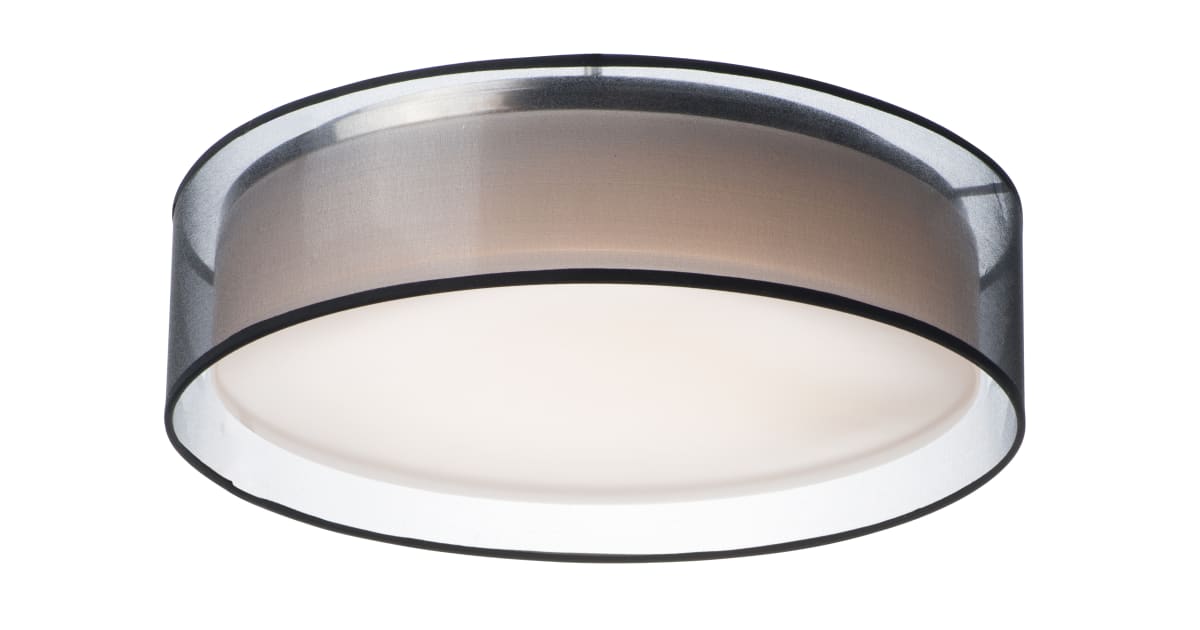 Maxim 10222BO Prime 20" Wide LED Flush Mount Drum Ceiling Fixture with ...