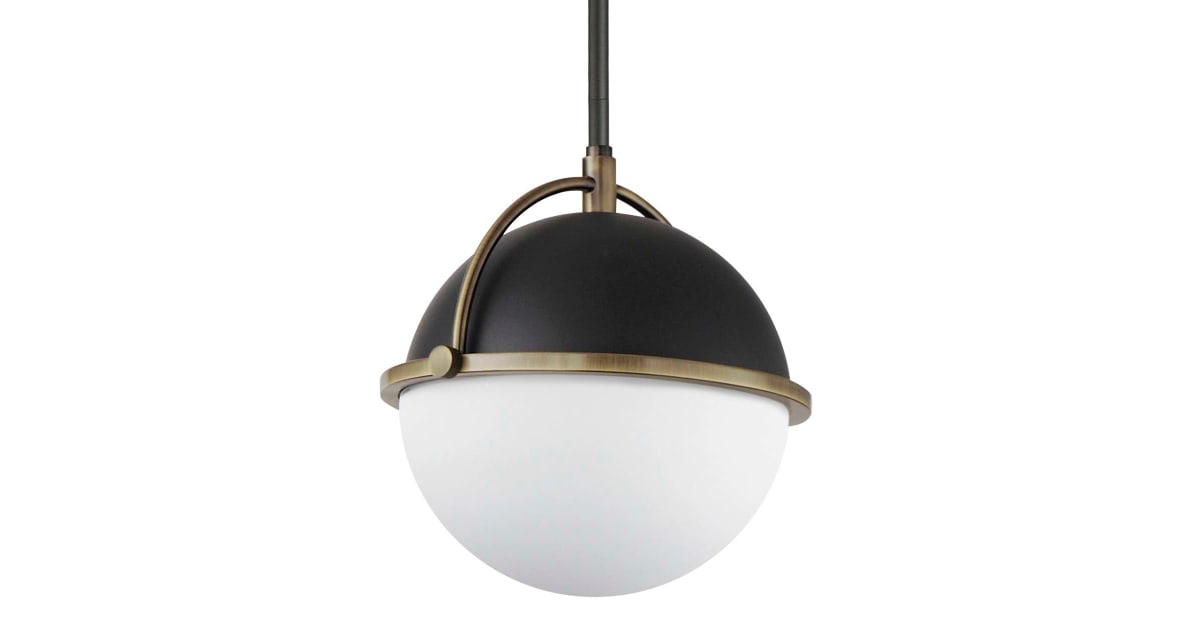 Maxim 12411SWBKWBR Duke 10" Wide Mini Pendant | Ferguson Home