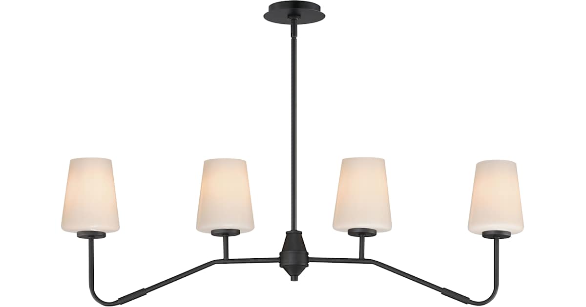Maxim 12697WTBK Durham 4 Light 5" Wide Linear Pendant | Ferguson Home